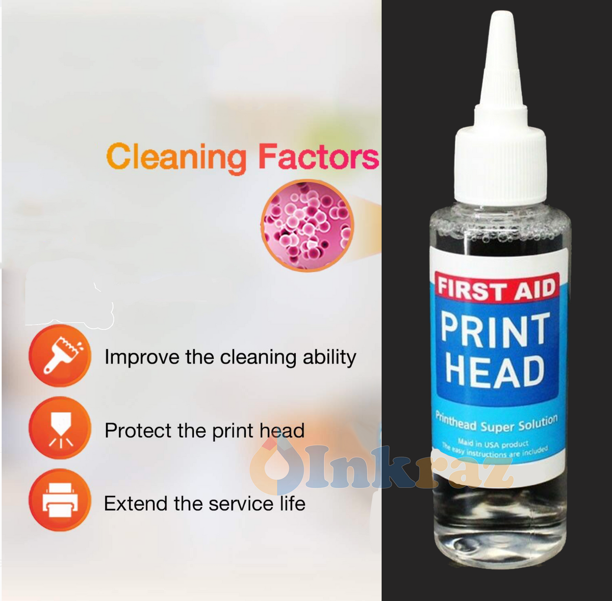 Epson Printer Cleaning Kit Unblock Print Head Nozzles Cleaner Flush ...